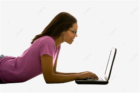 Woman Using Computer 070912z0195 Technology Adult Typing Connection Colour PNG Transparent