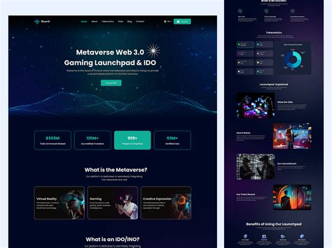 Metaverse And Web 30 Idoico Launchpad Website Template By