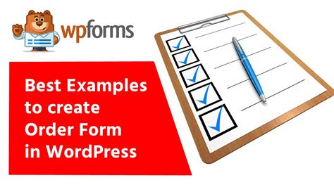 Create Order Form In Wordpress Using Wpforms Plugin Hbn Infotech