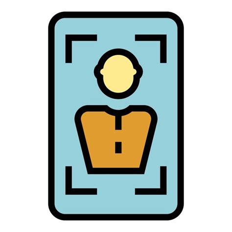 Premium Vector Face Authorization Icon Outline Vector Biometric