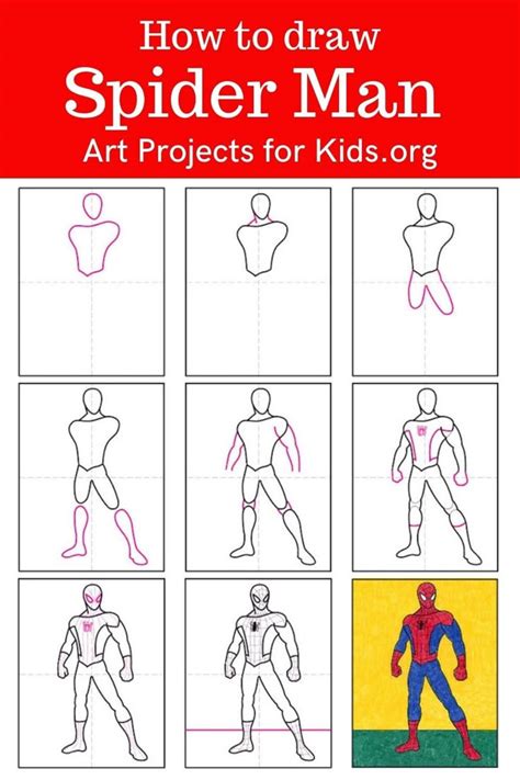How To Draw Spiderman Step By Step Video
