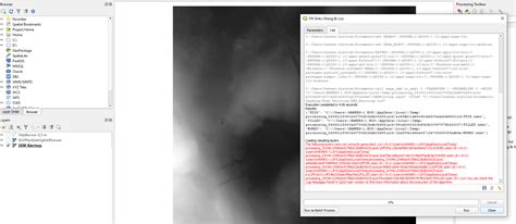 Error While Running Saga Algorithms In Qgis 31014 A Coruña Geographic Information Systems