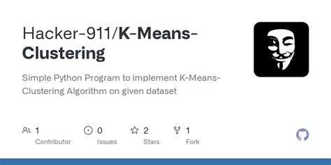 Github Hacker 911k Means Clustering Simple Python Program To