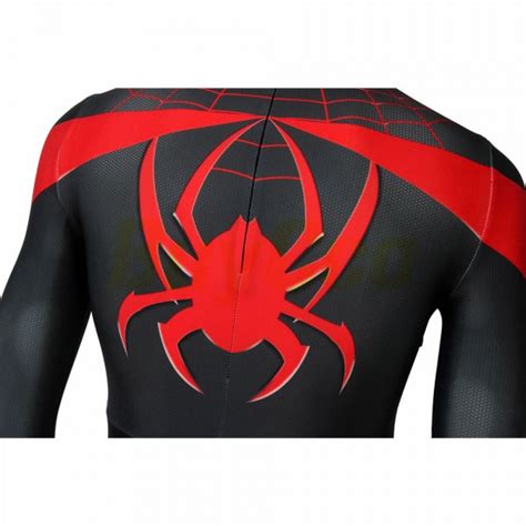 Ultimate Spiderman Miles Morales Suit Spiderman Cosplay Costume
