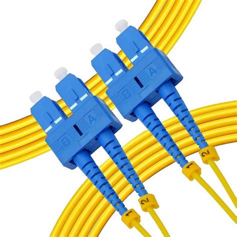 Fiber Optic Patch Cable Sc Lc Single Mode 9125um Pvc Yellow At ₹ 430piece In Bengaluru