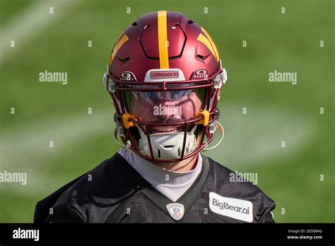 Washington Commanders Quarterback Sam Hartman 15 During A Training