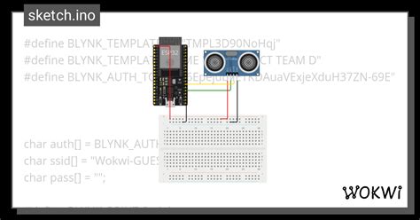 ultra sensor wokwi esp32 stm32 arduino simulator