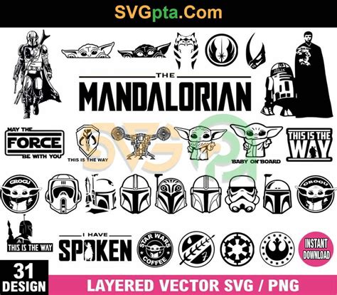 Mandalorian Star Wars Font Star Wars Planets Darth Vader Yoda
