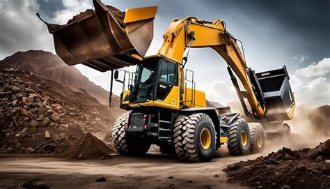 Excavator loading dumper truck | Premium AI-generated image
