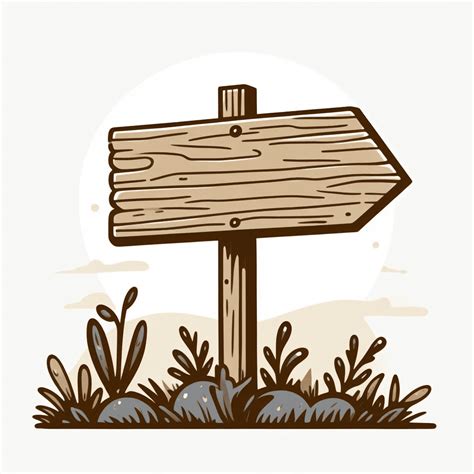 木製看板のイラスト フリーイラスト素材「いらすとやjp」