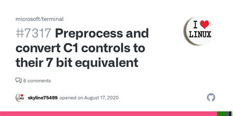 Preprocess And Convert C1 Controls To Their 7 Bit Equivalent · Issue