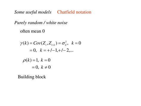 Ppt Stochastic Models Time Series Powerpoint Presentation Free