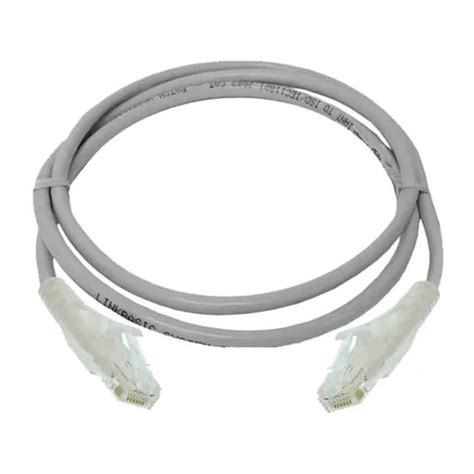 Cat6 Utp 24 Awg Pvc Round Patch Cord 1m 5m Grey Color Vanguard Powersol Africa