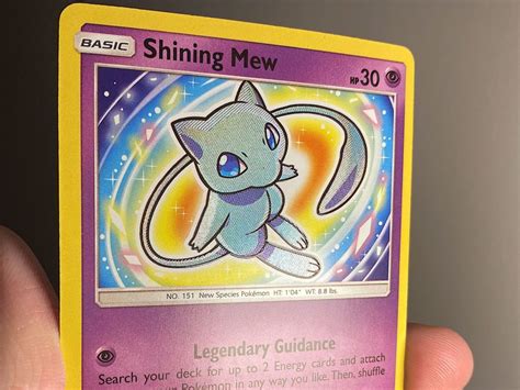 Shiny Mew Pokemon Card