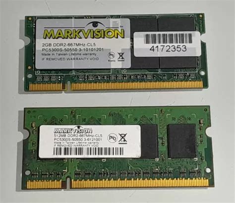 Kit 2 Módulo De Memória Ddr 2 667mhz cl5 MercadoLivre