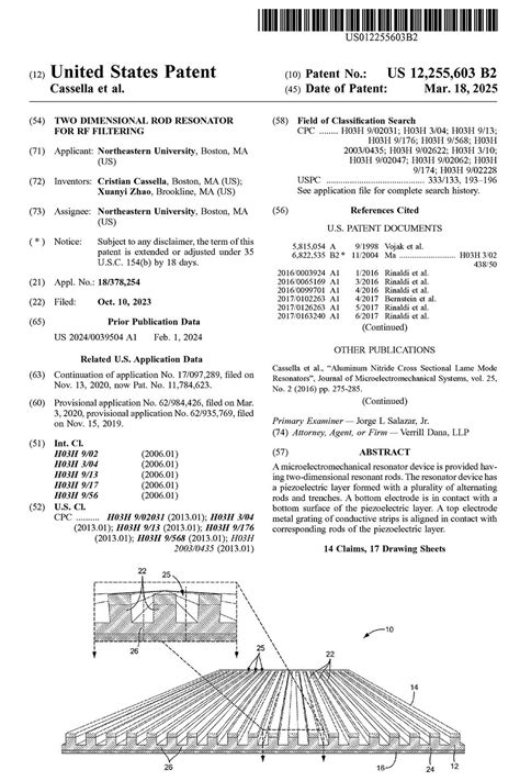 Patent For Improved Rf Filtering Technology Northeastern University College Of Engineering
