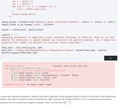Error On Code Cell On The Case For Quantum · Issue 386 · Qiskit