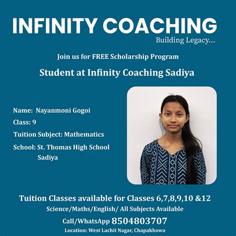 Infinity Coaching Sadiya