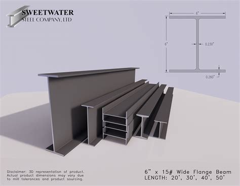 6 X 15 Wide Flange Beam Sweetwater