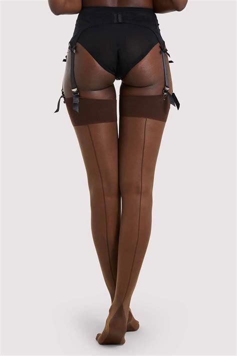 Nude Seamed Stockings Size 4 18 Pinup Hosiery Toronto Gigis