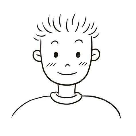 넥타이를 매는 남자 작업복 만화 낙서 귀엽다 애니메이션 색칠 페이지 귀여운 일러스트 캐릭터 클립 아트 꼬마 만화 귀엽다 클립 아트 만화 Png 일러스트 및 벡터 에