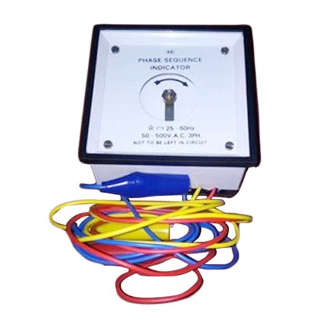 Phase Sequence Indicator Phase Rotation Meter Latest Price Manufacturers And Suppliers