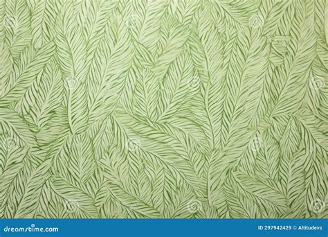 Wallpaper Texture With Leaf Pattern Stock Image Image Of Wallpaper Generated