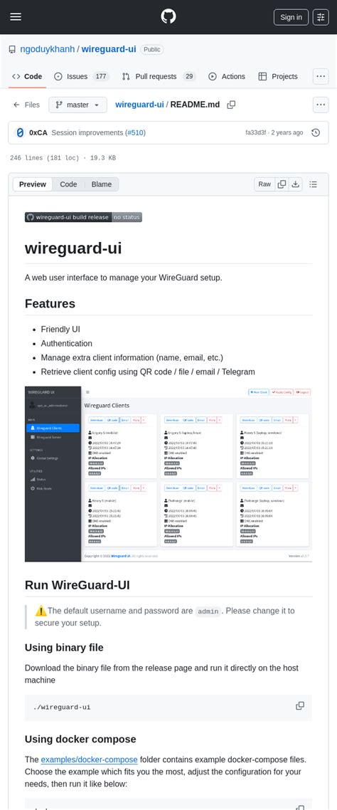 Ngoduykhanh Wireguard Ui Repository Showcase