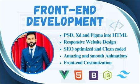 Build Frontend Responsive Websites Using Vue Js Html Css Bootstrap By Ranamubashir7 Fiverr