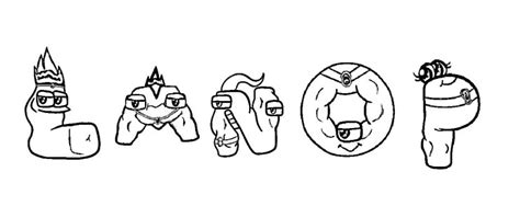 알파벳 로어 변신 친구들 색칠도안 Alphabetlore 네이버 블로그