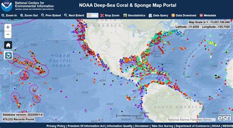 Data Deep Sea Coral Portal