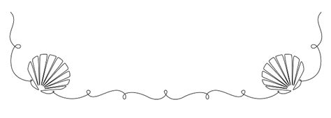 열린 굴 껍질의 연속 한 선 그리기 조개 기호와 간단한 선형 스타일의 뷰티 스파 및 웰빙 살롱의 배너 편집 가능한 획 손으로 그린 벡터 그림 한붓그리기에 대한 스톡 벡터