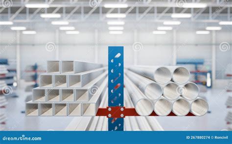 Inside The Warehouse Distribution And Packaging Of Goods Is Automated With Conveyors And Robots