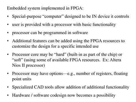 PPT FPGA Based Circuit Design For Embedded Systems PowerPoint Presentation ID