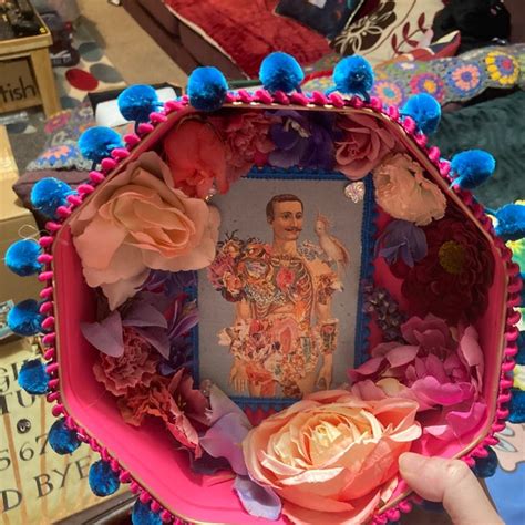 Virgin Mary Wall Art Religious Kitsch Shrine Madonna Statue Etsy