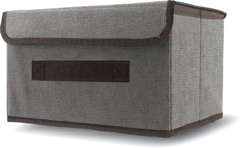 Amazon TORMEN Foldable Lidded Storage Bins Collapsible Home