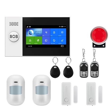 Gsm Home Burglar Alarm System Ip Camera Pir Motion Sensor Door Sensor