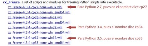 Error Al Crear Archivos Ejecutables Con Cxfreeze