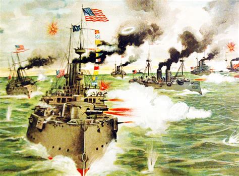 Lc Lot 4235 2 Spanish American War Battle Of Manila Bay May 1 1898