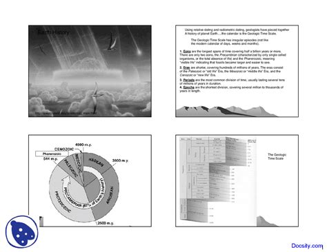Earth History General Geology Lecture Slides Docsity