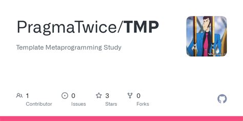 GitHub PragmaTwice TMP Template Metaprogramming Study