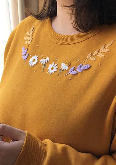 How To Embroider Onto A Sweatshirt Needle Work