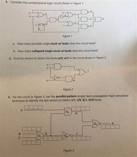 1 Consider The Combinational Logic Circuit Shown In