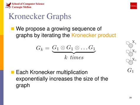 Ppt Realistic Graph Generation And Evolution Using Kronecker