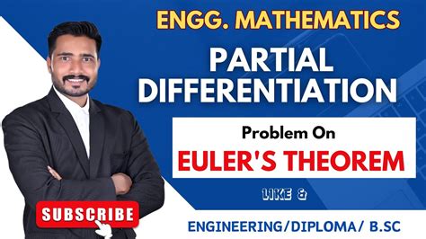 Eulers Theorem Partial Differentiation Youtube