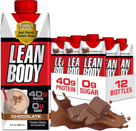 Lean Body Ready To Drink Chocolate Protein Shake 40g Protein Whey