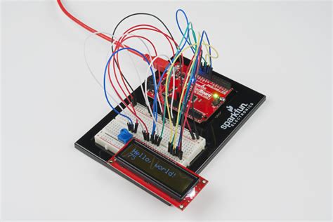 Basic Character Lcd Hookup Guide Sparkfun Learn