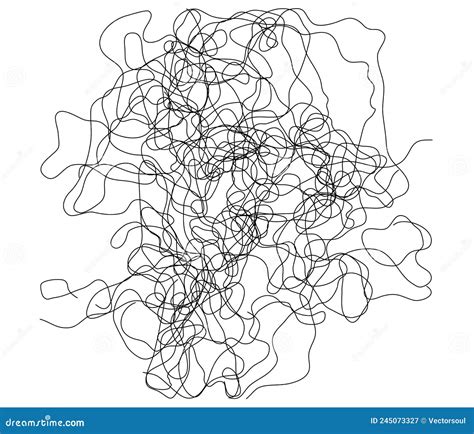 Wavy Waving Billowy Squiggle And Squiggly Line Irregular Random Lines Stock Vector