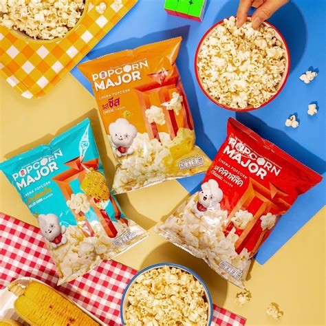 Popcorn Major ป๊อปคอร์น เมเจอร์ แพค 6 ซอง Shopee Thailand