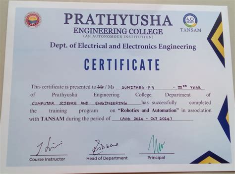 robotics automation tansam learningjourney futureofindustry… sumithra p v